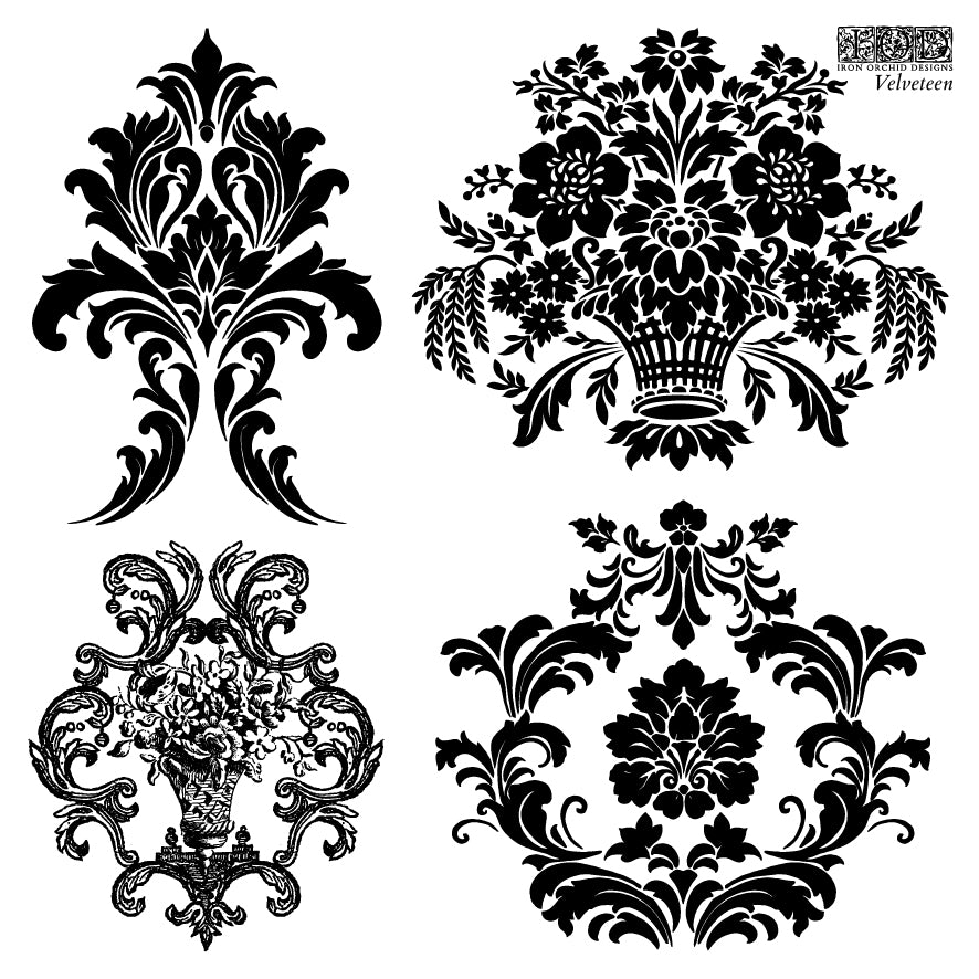 2025 Iron Orchid Velveteen Stamp 4- 6x6 Sheets – The Ooh La La Shop
