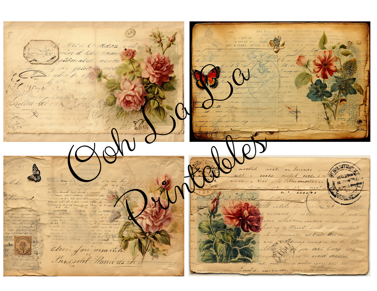 Vintage Postcards- Ooh La La Printables – The Ooh La La Shop